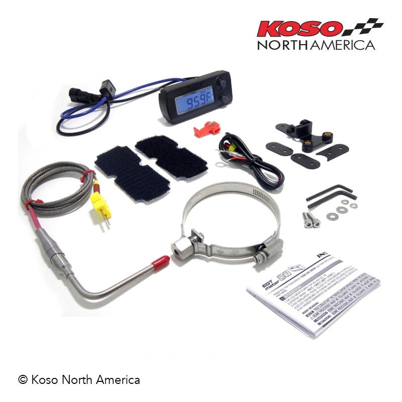 EGT-01 Single EGT meter with Fast Response Sensor- Koso