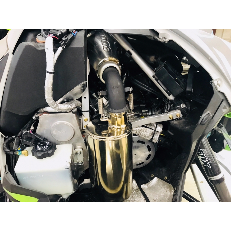 CTEC-2 TITANIUM POLISHED MUFFLER, 2012-2022 ARCTIC CAT / YAMAHA