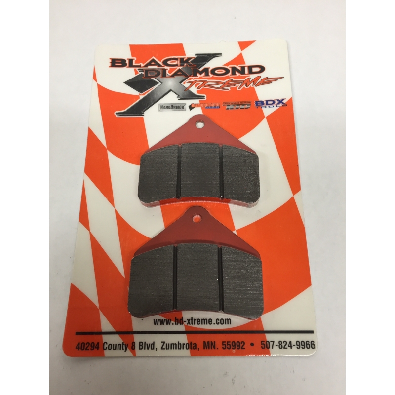 BRAKE PADS FOR CERAMIC BRAKE ROTOR-DIAMOND DRIVE